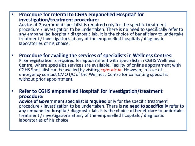 An introduction to CGHS: Central Government Health Scheme | PPTX | Life Insurance | Insurance