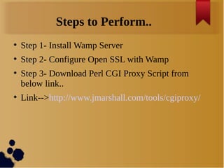 CGI Proxy | PDF
