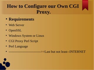 CGI Proxy | PDF