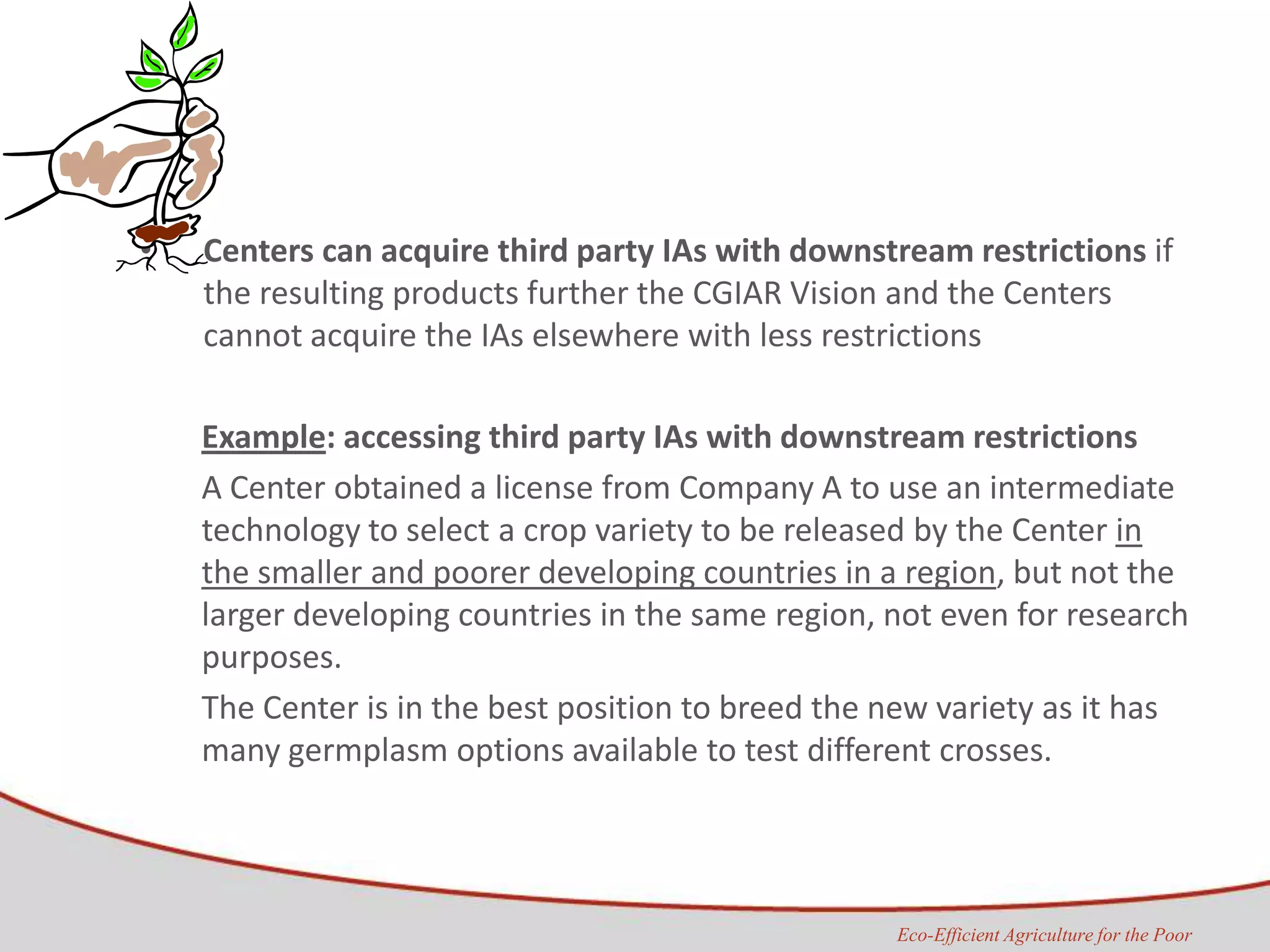 CGIAR IP principles | PPTX
