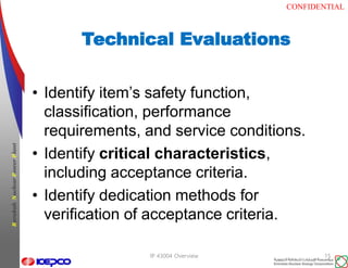 Commercial Grade Item Dedication | PPTX