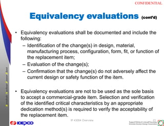 Commercial Grade Item Dedication | PPTX