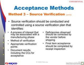 Commercial Grade Item Dedication | PPTX