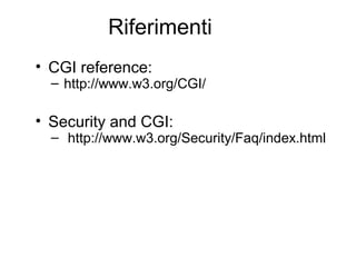 Common Gateway Interface | PPT