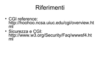 Common Gateway Interface | PPT