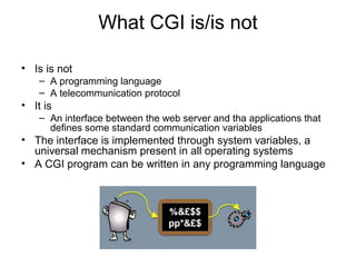 Common Gateway Interface | PPT