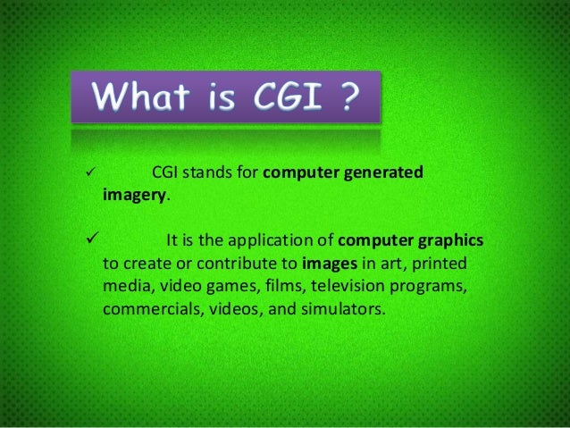CGI technology in movie