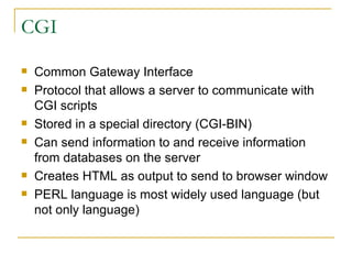 CGI Introduction | PPT