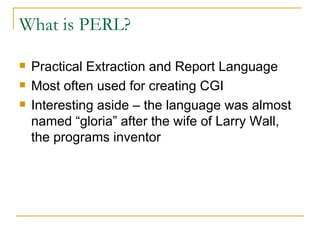 CGI Introduction | PPT