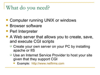 CGI Introduction | PPT