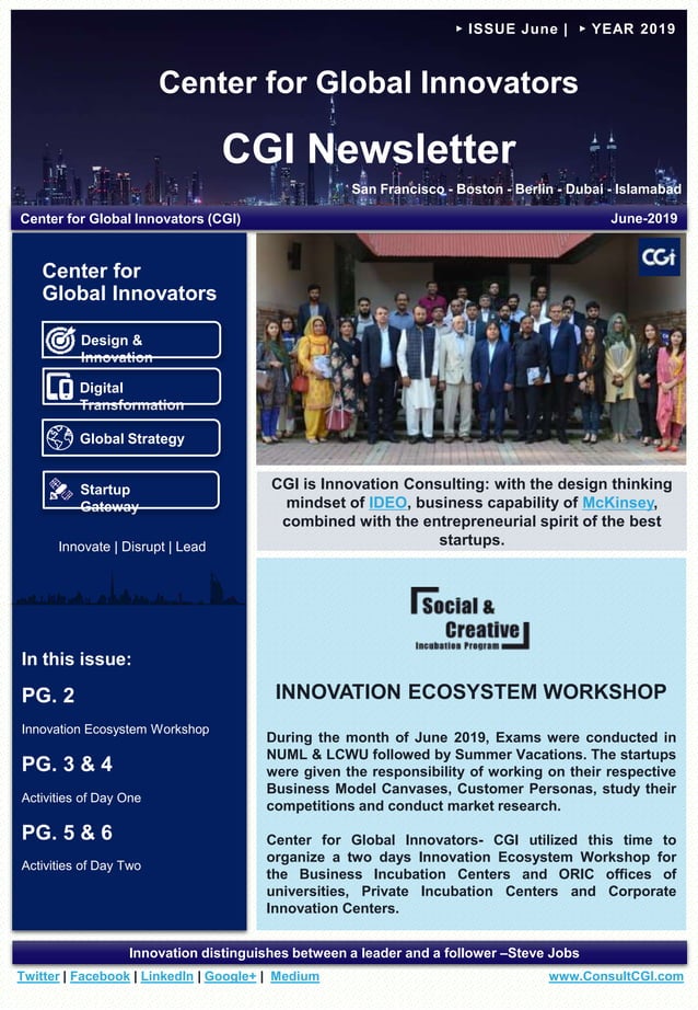 CGI Newsletter June 2019 | PDF