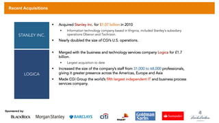CGI Group Inc. Analysis Report | PPTX