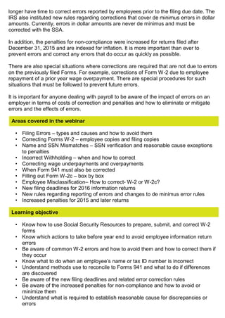 W-2 Errors: How to Avoid Them, How to Correct Them - By Compliance ...