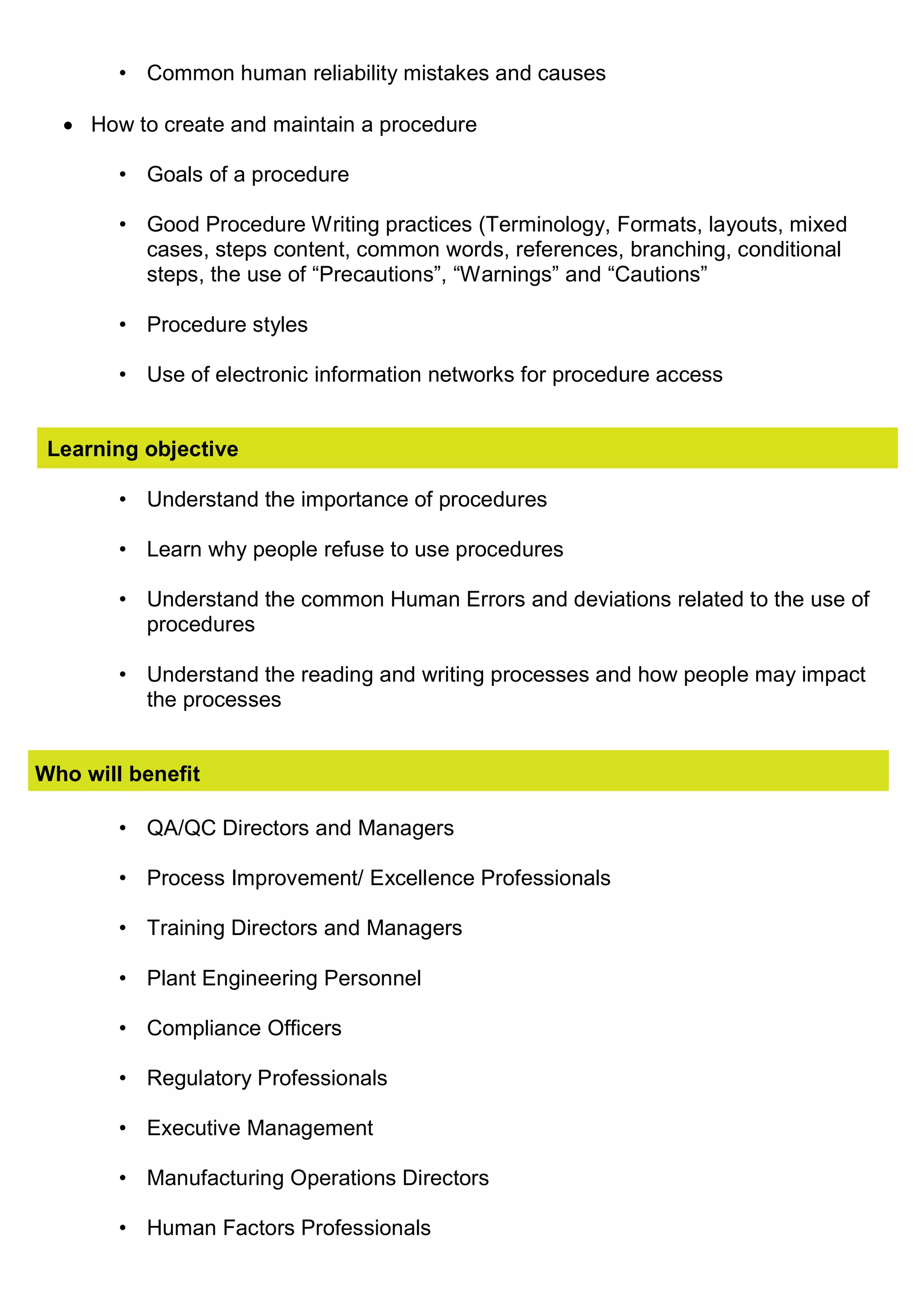 Writing Sops For Human Error Assessment And Reduction Technique Heart Pdf