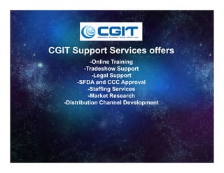 Cgit presentation updated | PDF