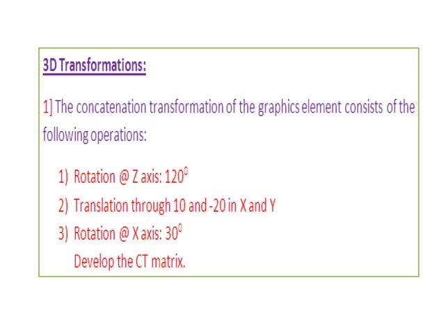 Computer Graphics | PPT