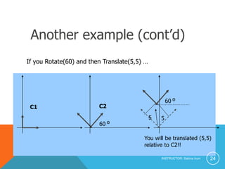 transformation in open GL. why use open GL modes | PPT
