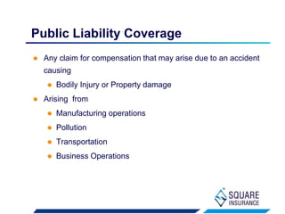 Comprehensive General Liability Insurance | PPSX