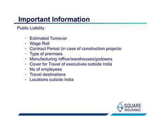Comprehensive General Liability Insurance | PPSX