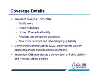 Comprehensive General Liability Insurance | PPSX