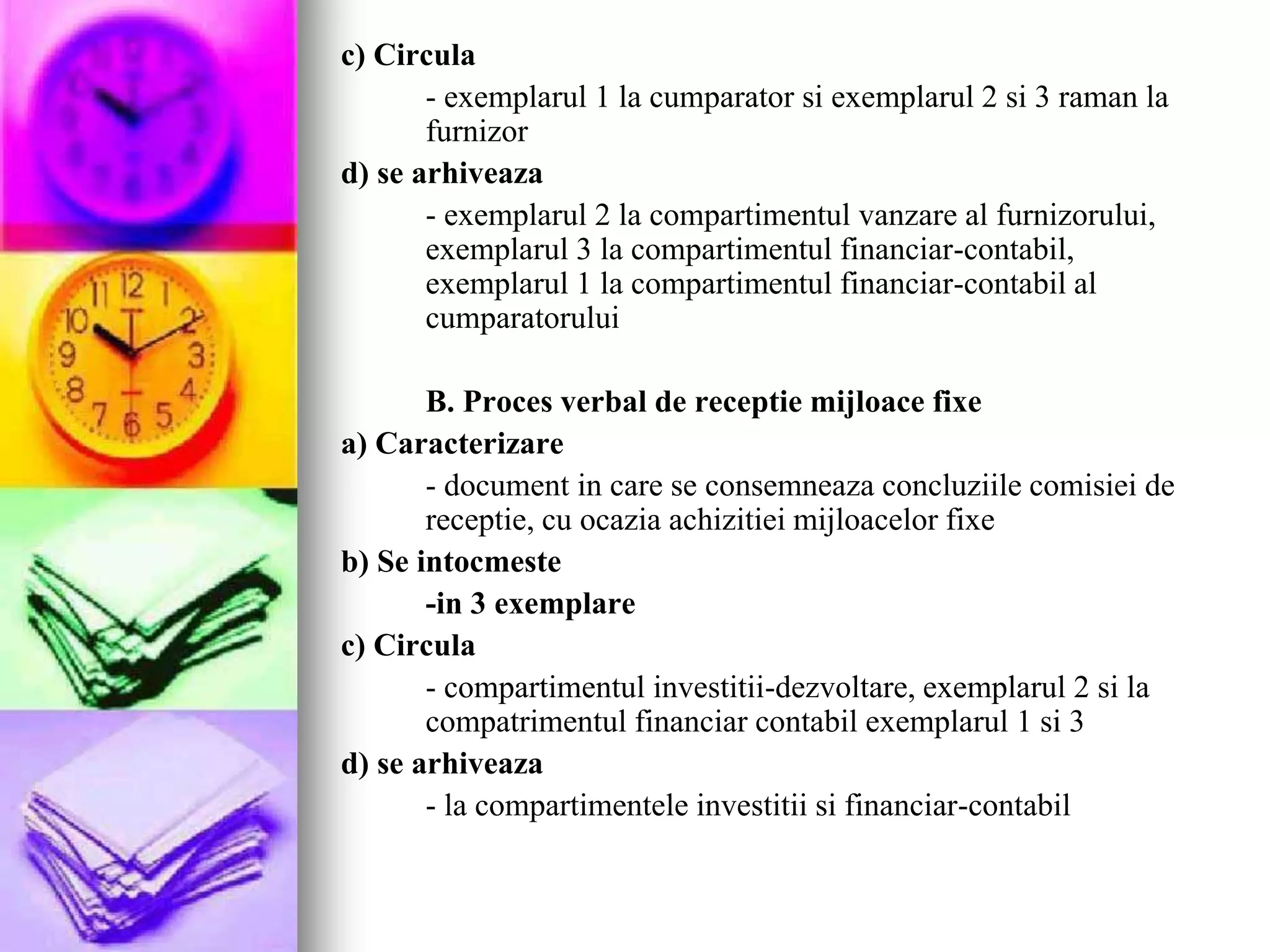 Completarea documentelor contabile | PPT