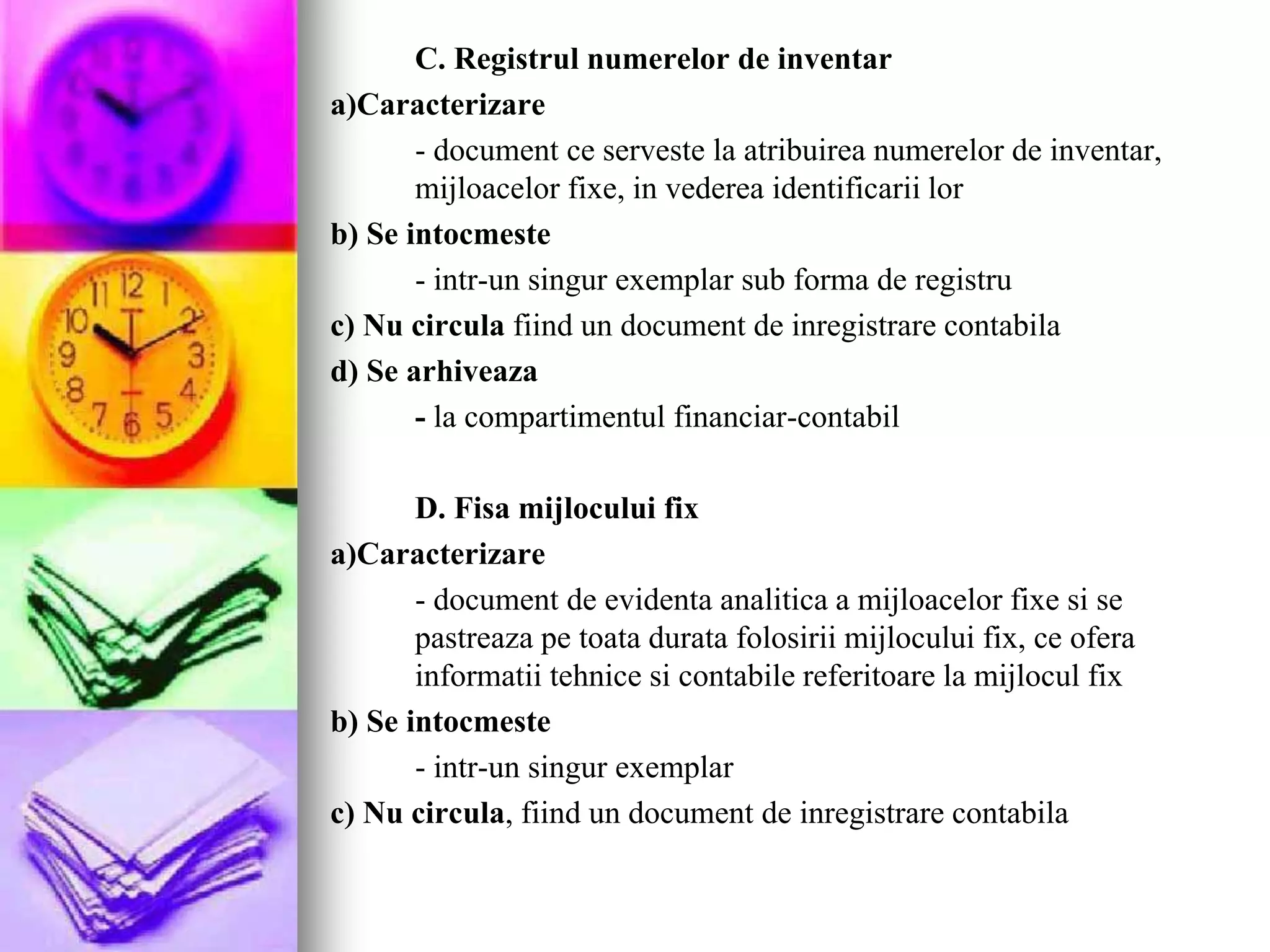 Completarea documentelor contabile | PPT