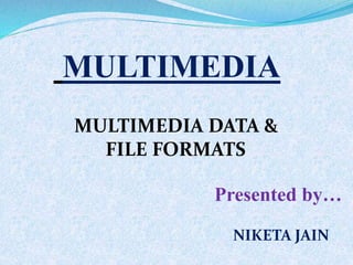 Multimedia data and file format | PPTX