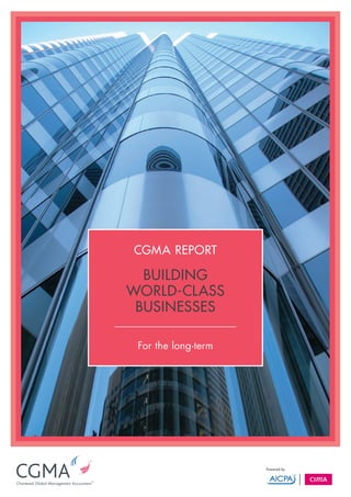 Cgma world-class-business-report | PDF