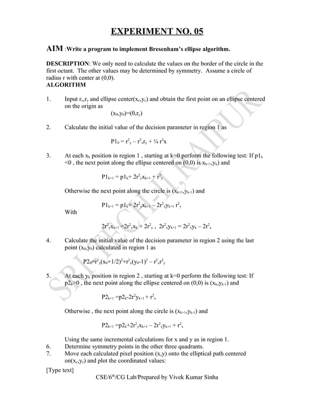 COMPUTER GRAPHICS LAB MANUAL | DOC | Graphics Software | Computer Software and Applications