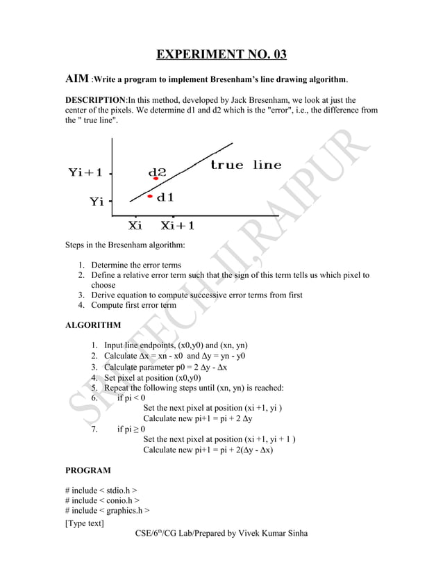 COMPUTER GRAPHICS LAB MANUAL | DOC | Graphics Software | Computer Software and Applications