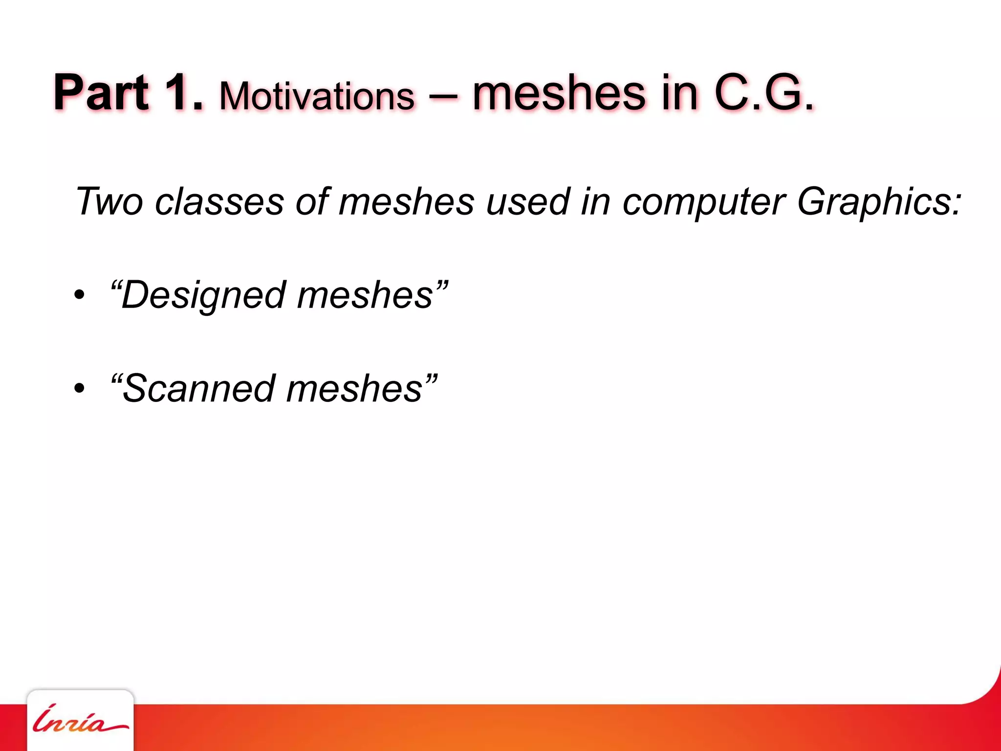 Meshing for computer graphics | PDF