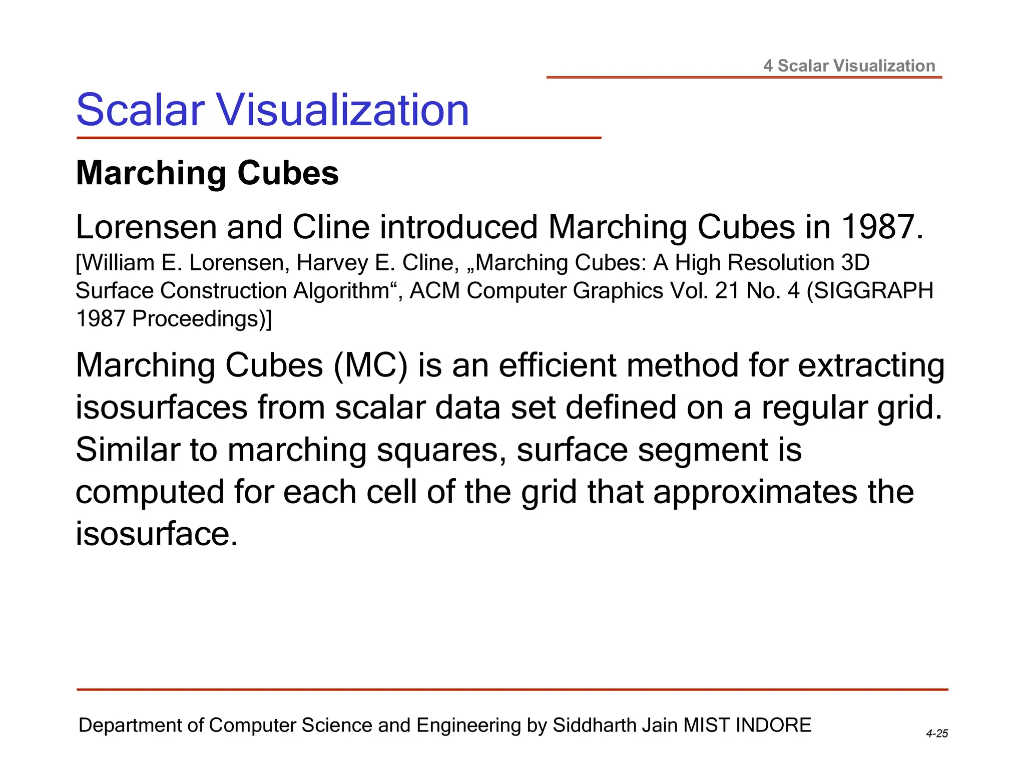 Computer graphics and scalar visualization | PDF