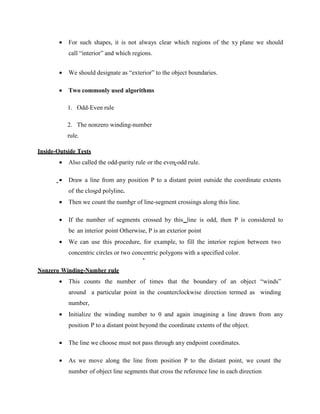 cg mod2.pdf | 3-D Graphics | Computer Software and Applications