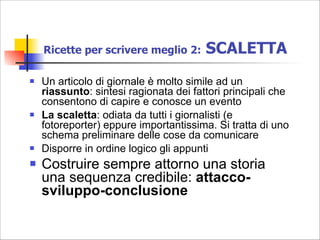 scrivere per un giornale | PDF