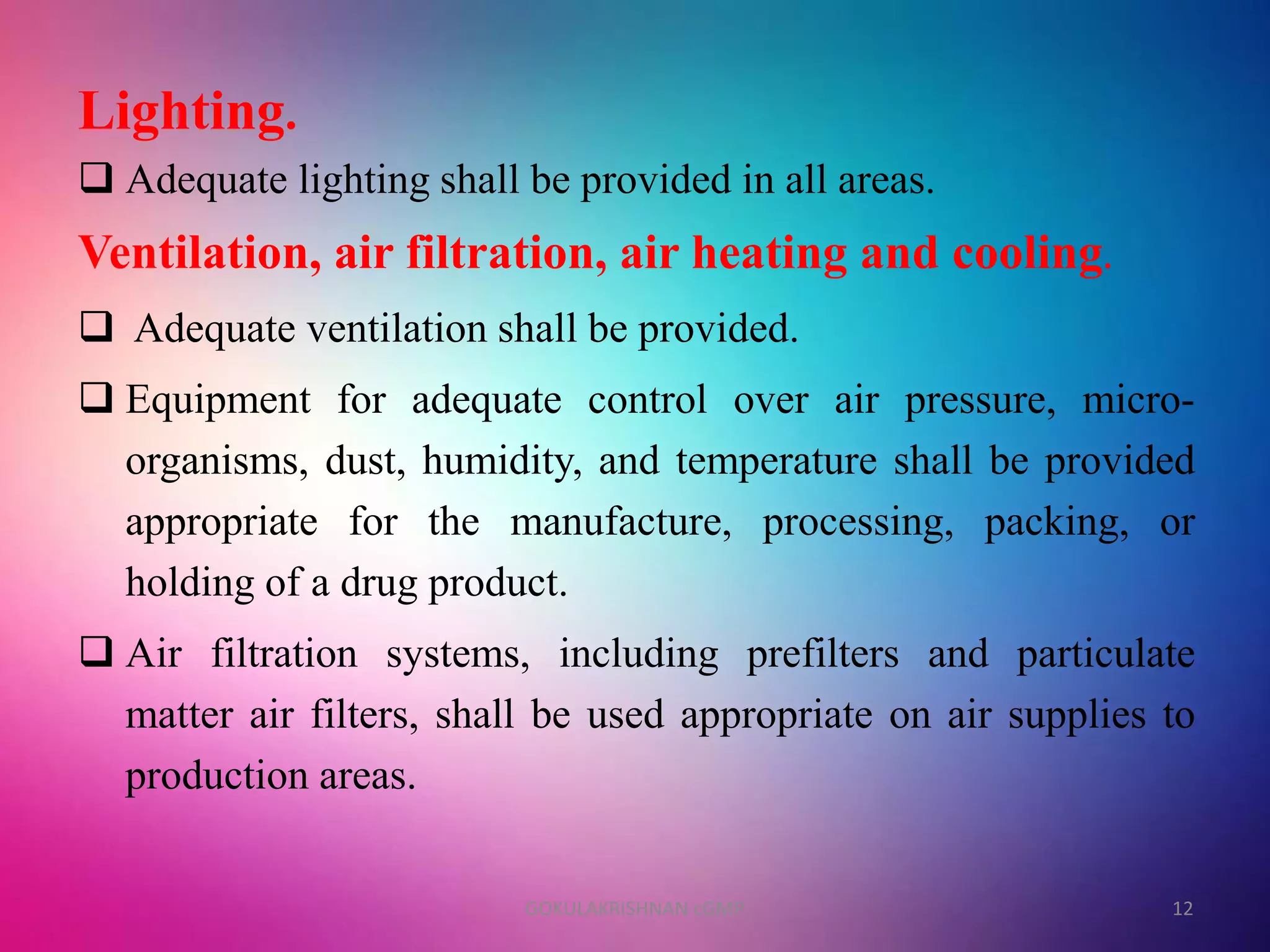 Current Good Manufacturing Practice (cGMP) | PDF