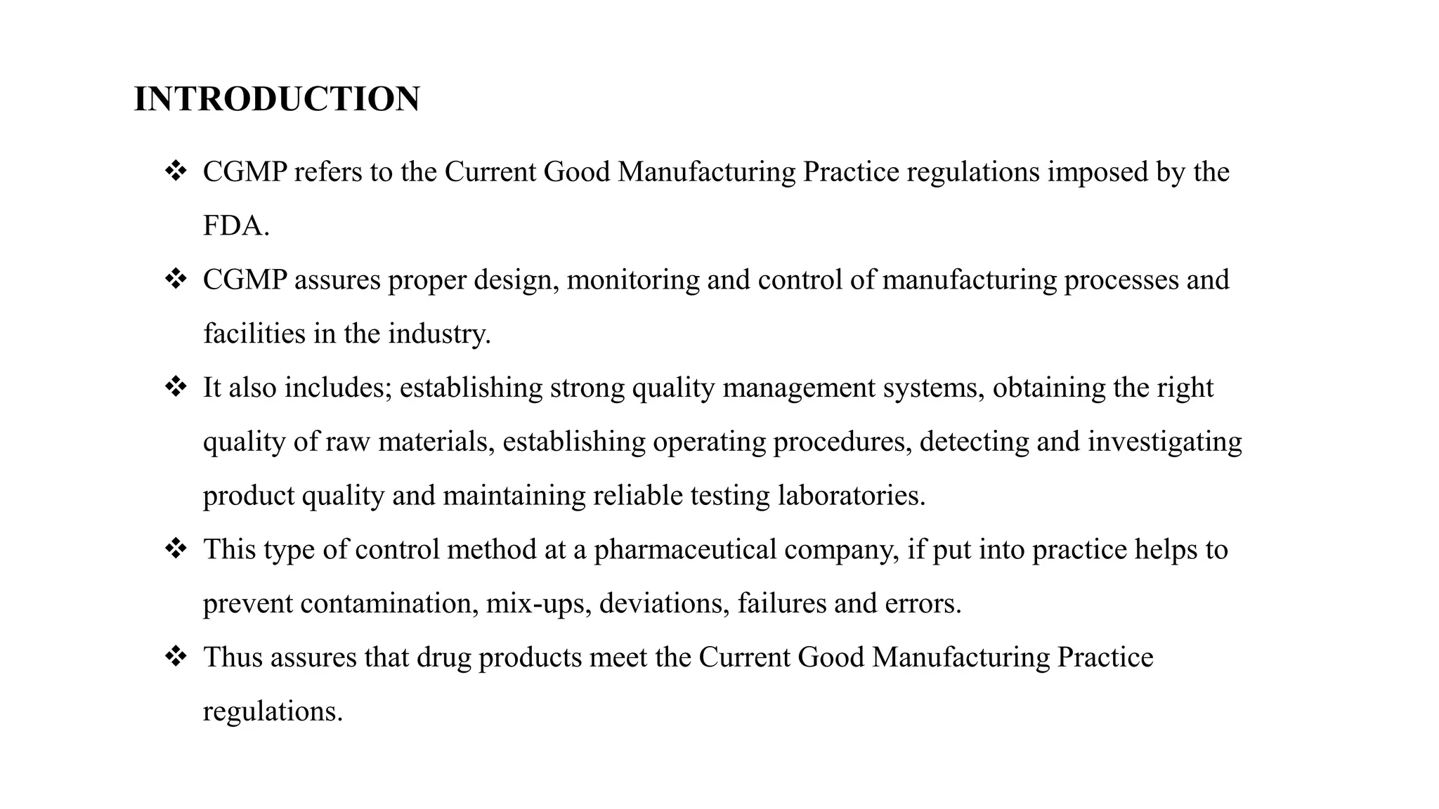 Current good manufacturing practice .pptx
