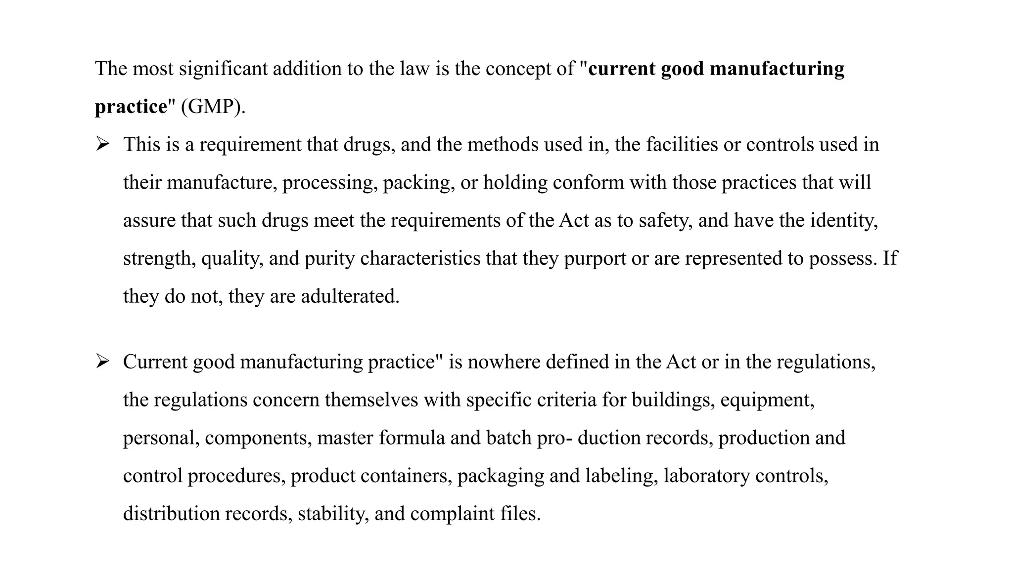 Current good manufacturing practice .pptx