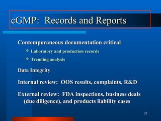 Good Manufacturing Practice (“GMP”) Compliance.ppt