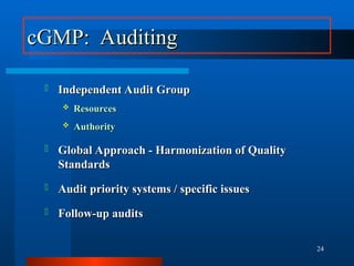 Good Manufacturing Practice (“GMP”) Compliance.ppt