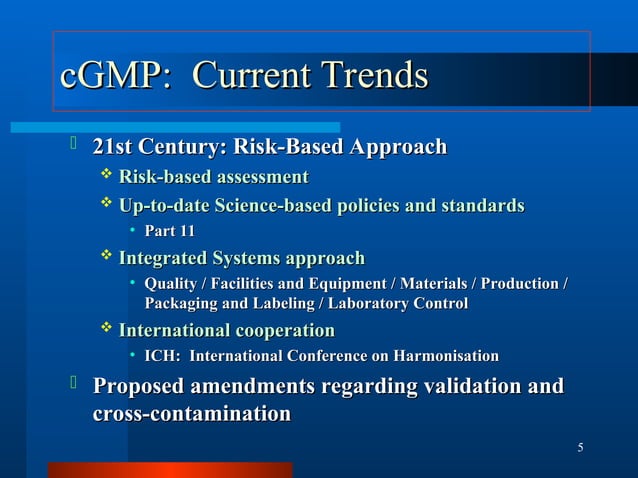 Good Manufacturing Practice (“GMP”) Compliance.ppt