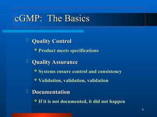 Good Manufacturing Practice (“GMP”) Compliance.ppt