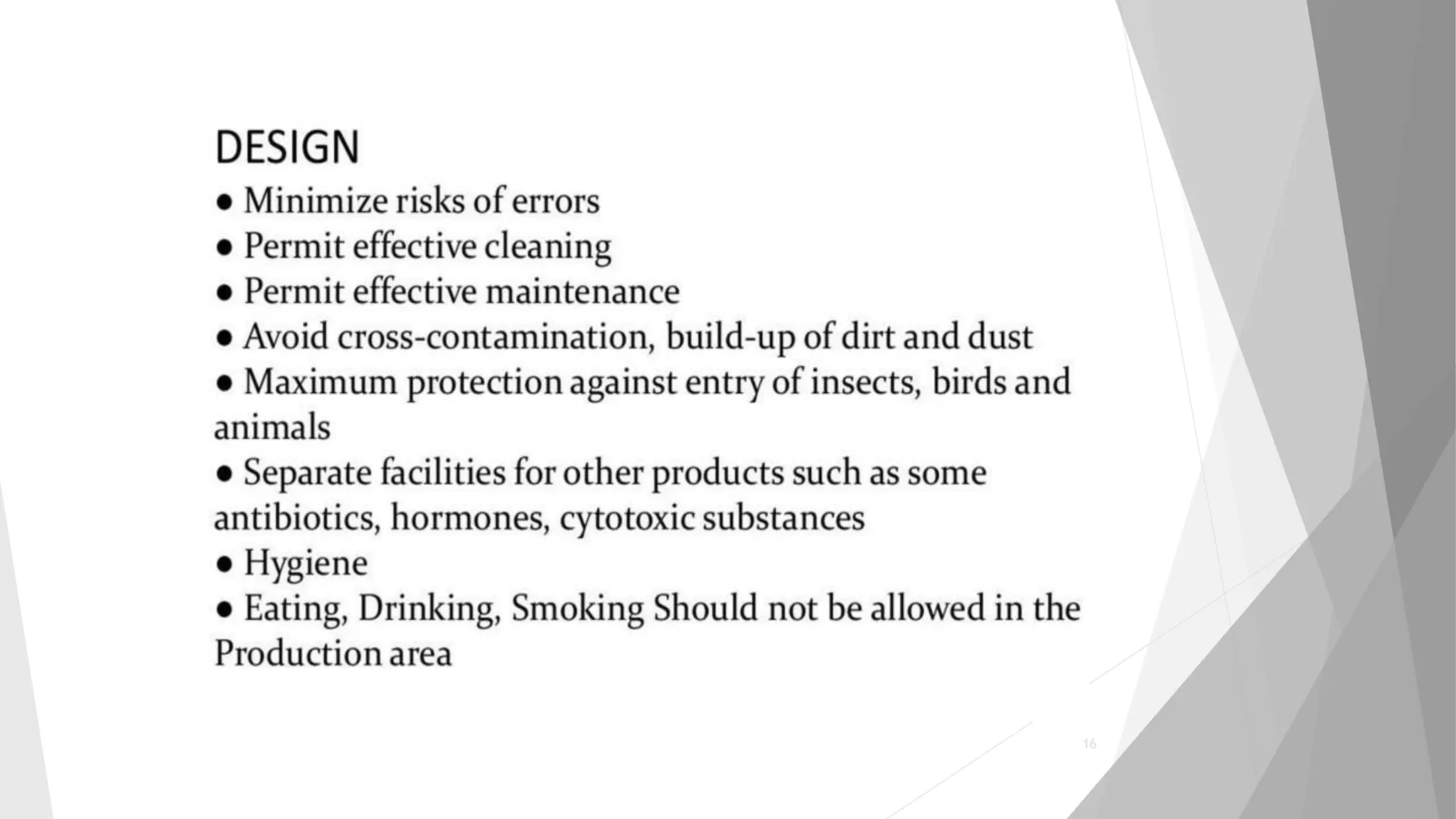 Objectives , policies and principles of cGMP guidelines in ...