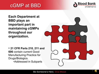 cGMP Training 2013 | PPTX