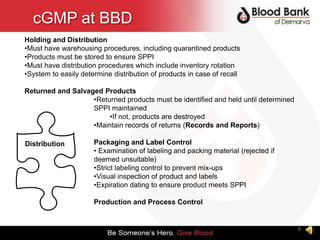 cGMP Training 2013 | PPTX