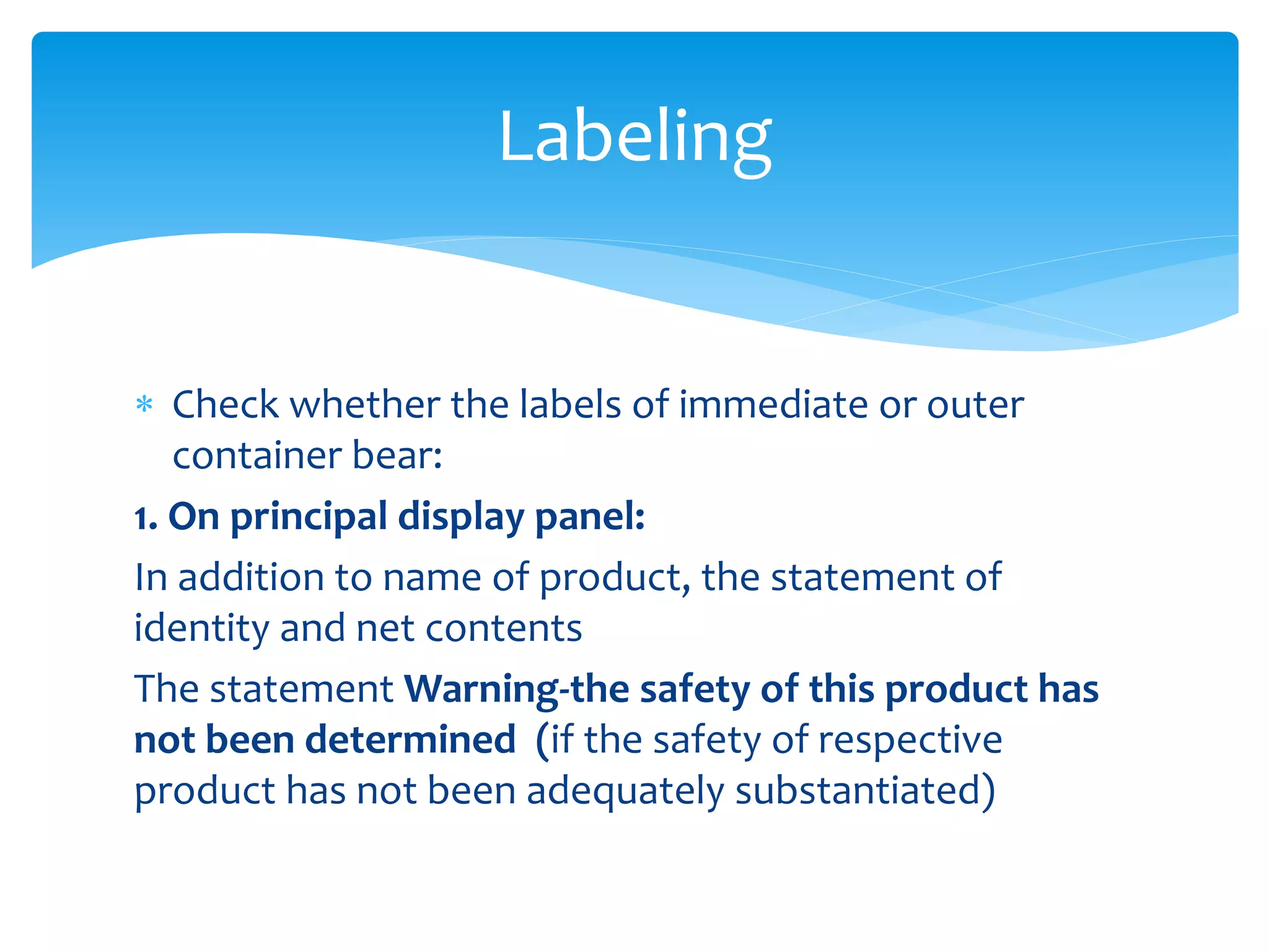 current Good Manufacturing Practices (cGMP) | PPTX