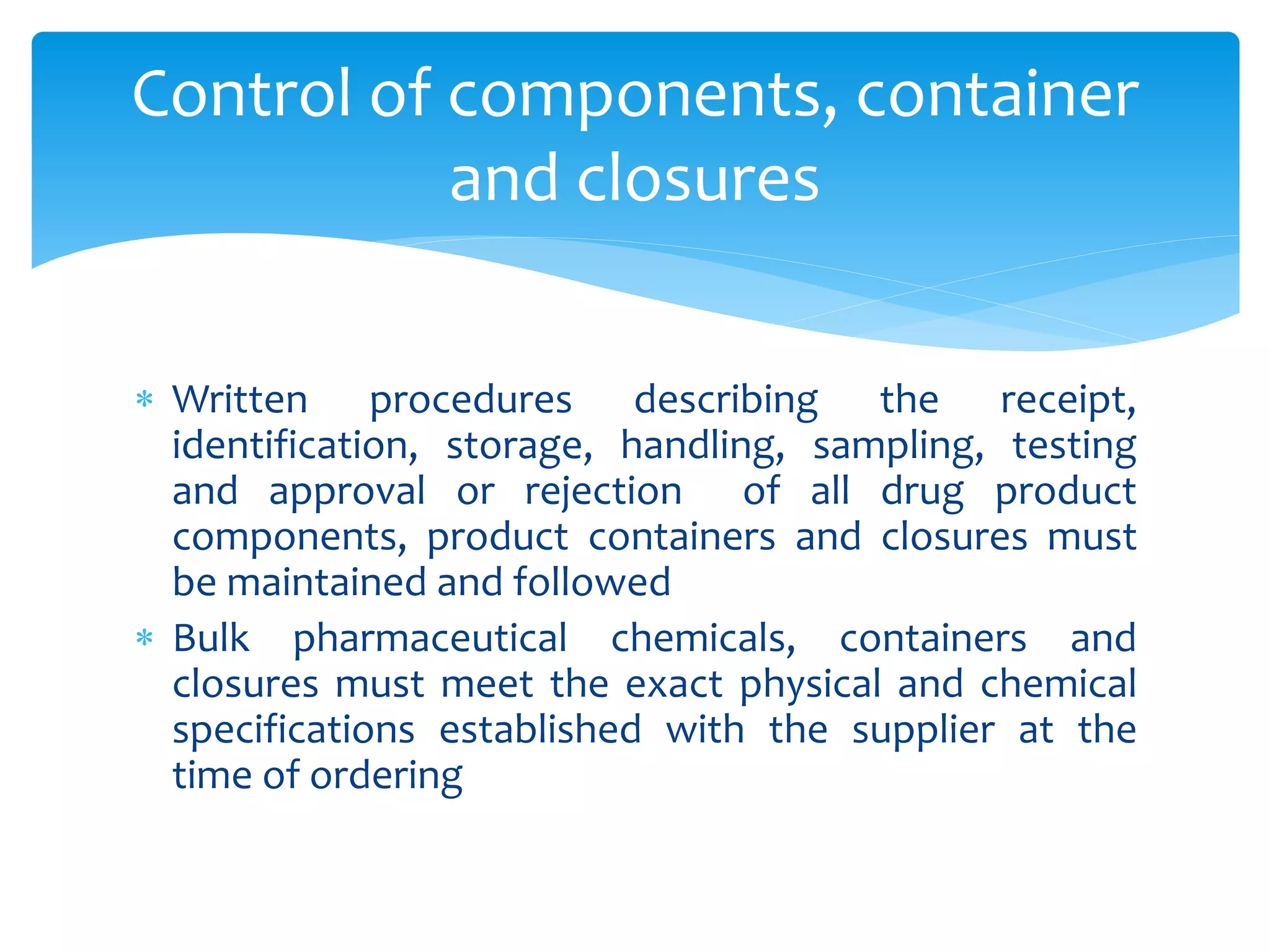 current Good Manufacturing Practices (cGMP) | PPTX