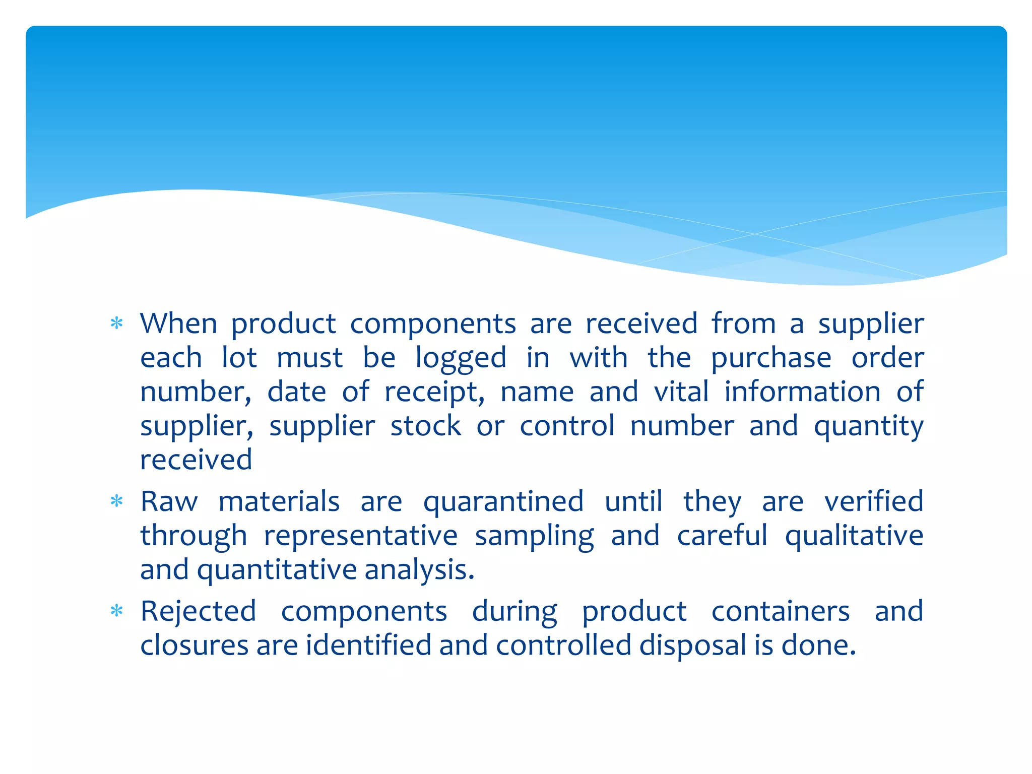 current Good Manufacturing Practices (cGMP) | PPTX