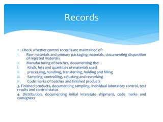 current Good Manufacturing Practices (cGMP) | PPTX