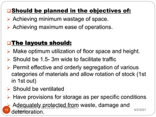 cGMP PRESENTATION [ Objectives ; Comparision ; Layout ] | PPTX