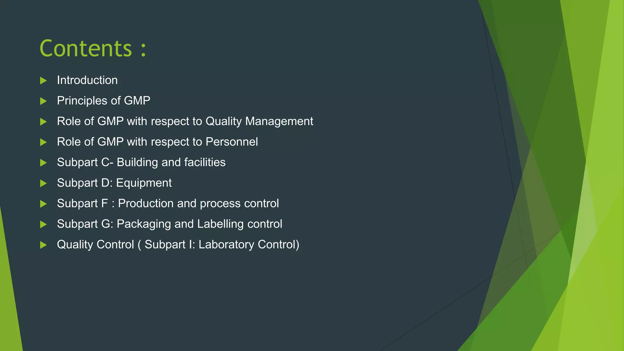 C gmp and industrial management | PPTX